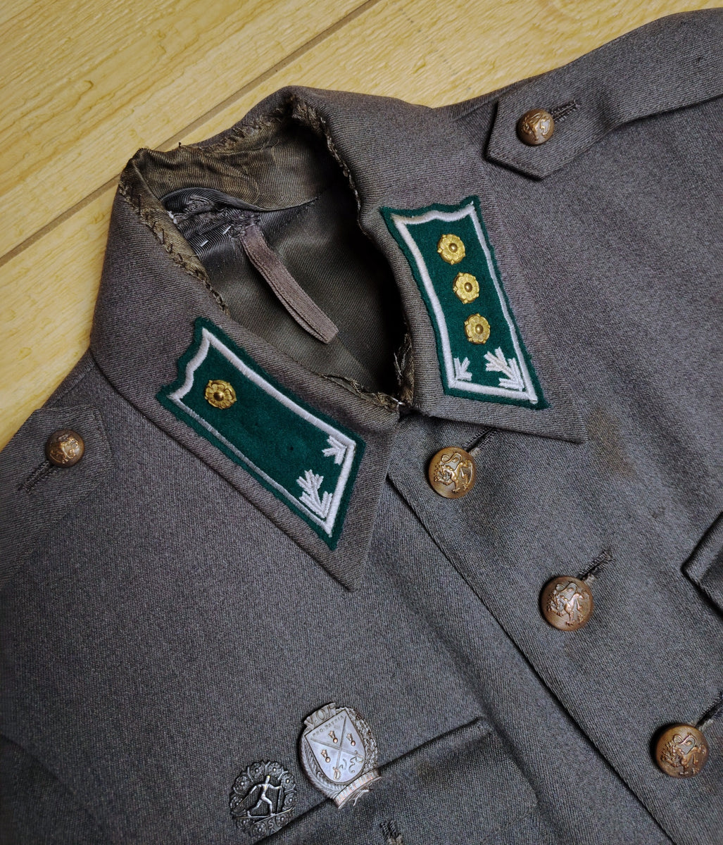WW2 Finnish army officer M36 jacket - captain – Kätkö Vintage